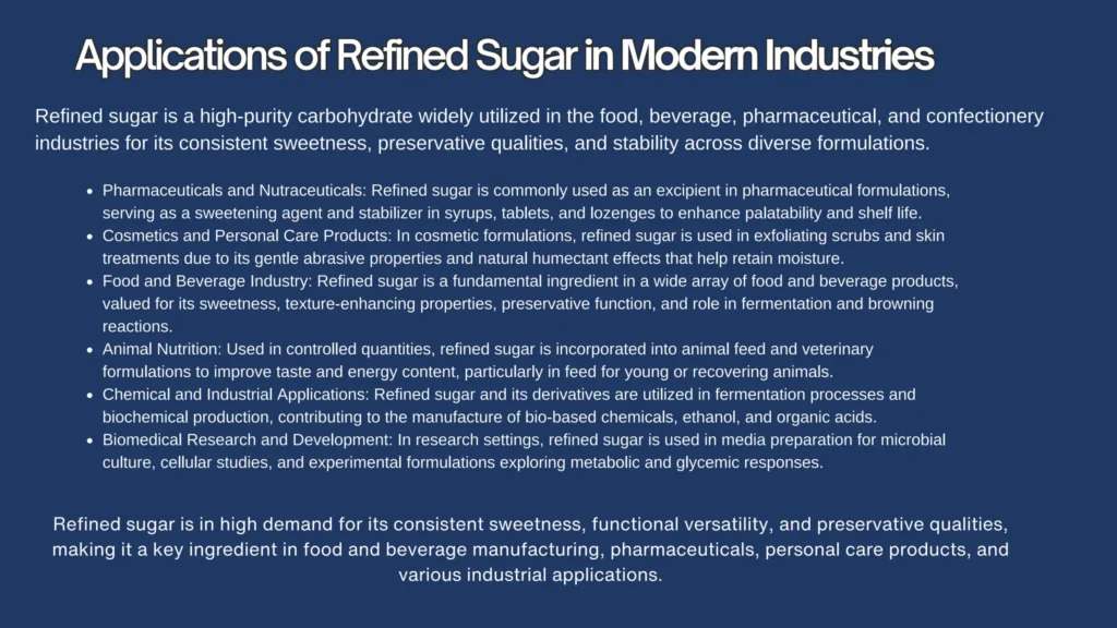 Applications of Refined Sugar in Food & Beverage Industry – Uses of ...